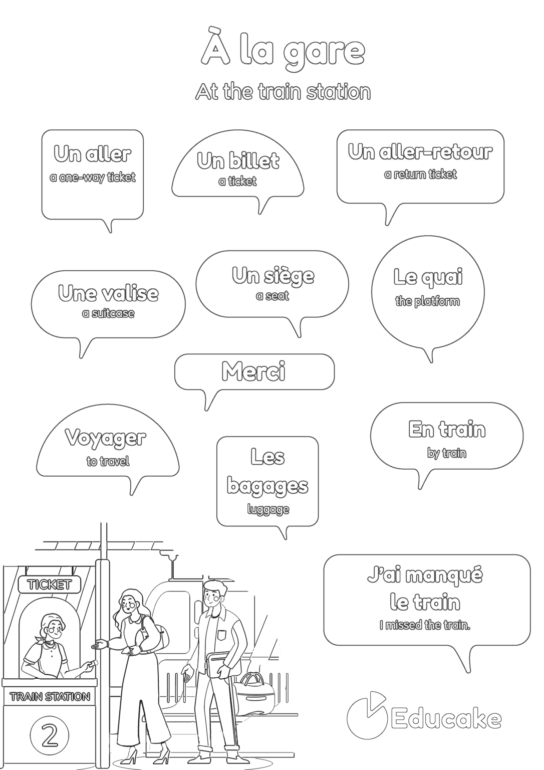 Free French Classroom Poster | Educake